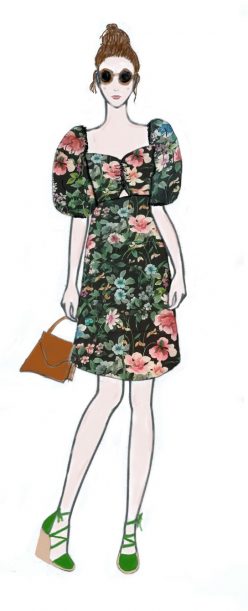 Patron de couture format PDF impression A4 jupe-culotte femme